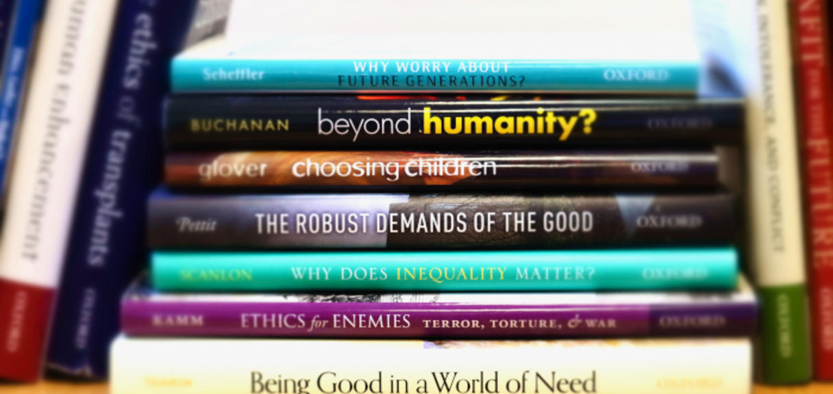 Uehiro Lectures and Books | Faculty of Philosophy