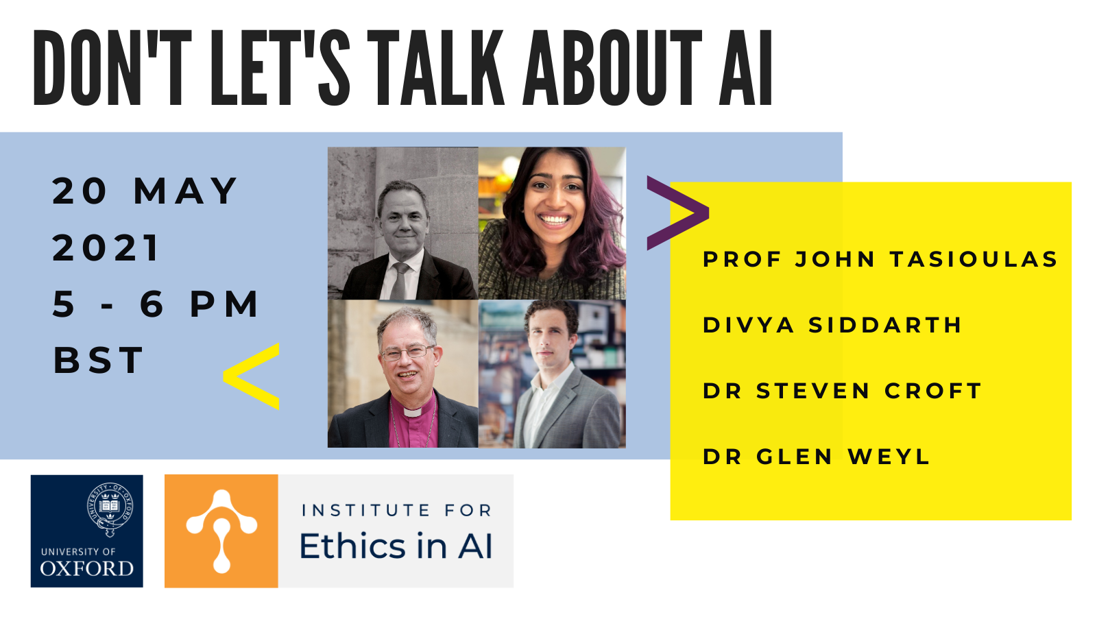 Ethics in AI Colloquium with Glen Weyl & Divya Siddarth: Don't Let's ...